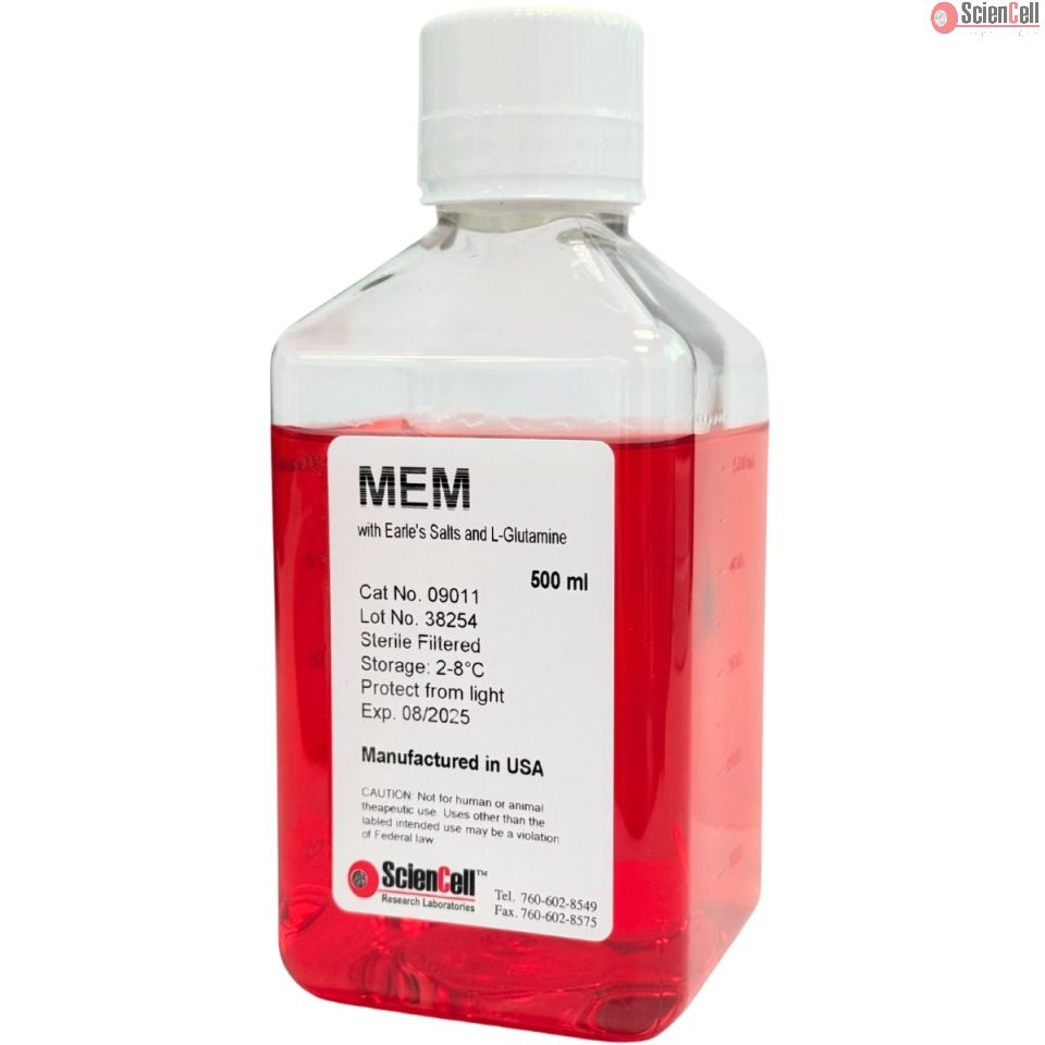 MEM with Earle's Salts and L-Glutamine (MEM) | Sciencell Research...